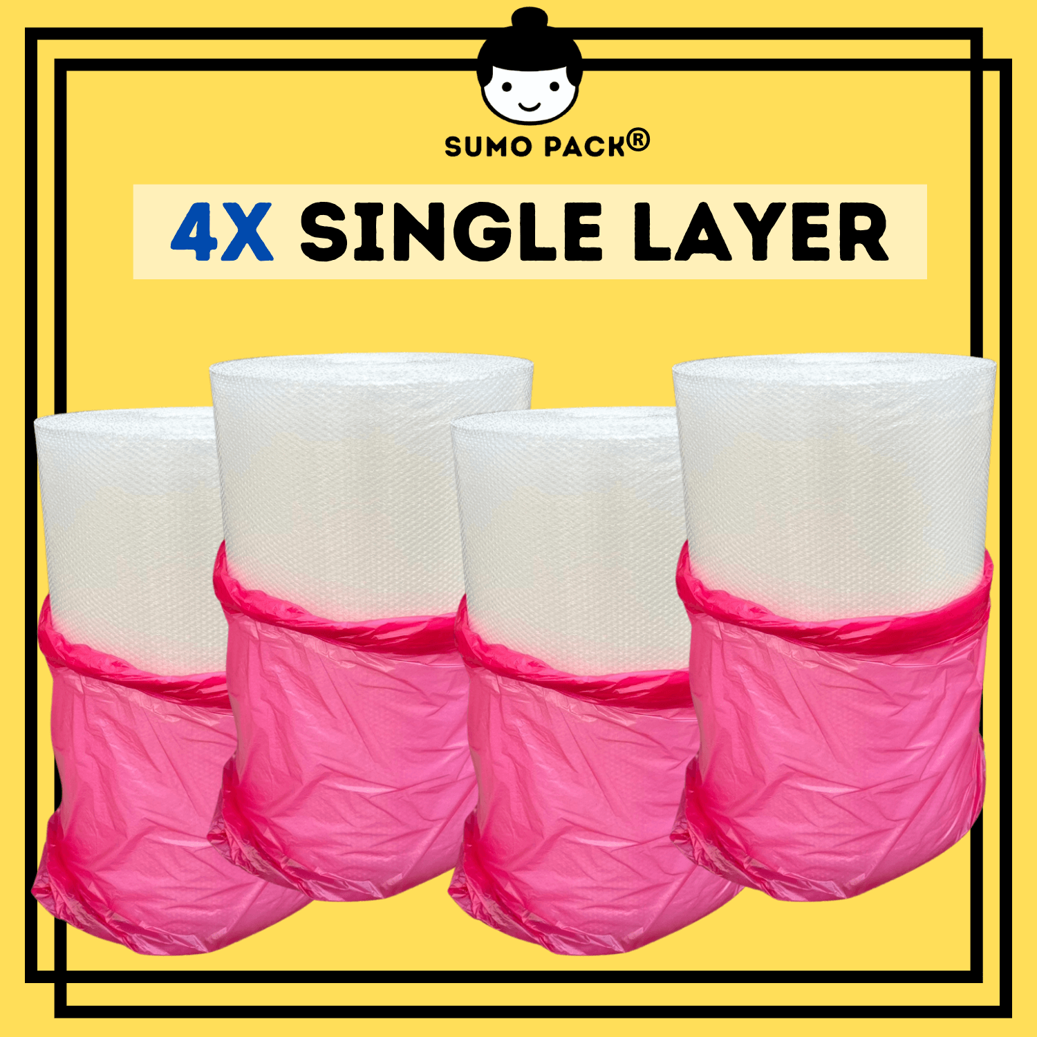 Bubble Wrap Single Layer [4Rolls Promo] | Air Bubble Wrap – Sumopack ...